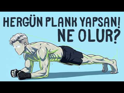 Hergün 2 dakika PLANK egzersizi yaparsan ne olur? İşte şok edici sonuç..