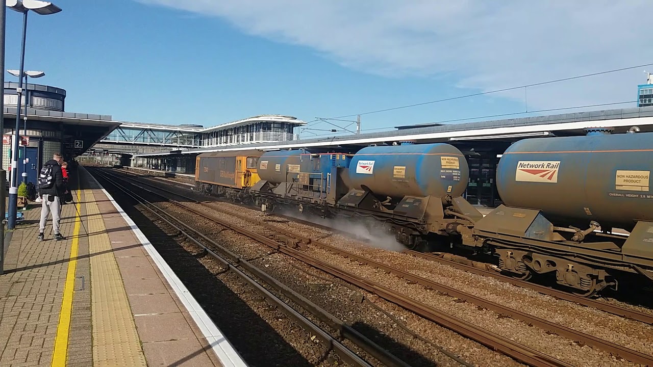 CLASS 73107 & 73141GBRF RHTT THROUGH ASHFORD 03/11/19 - YouTube