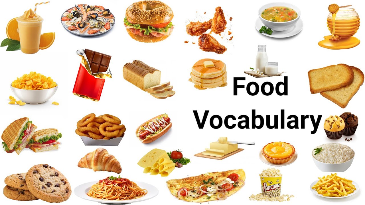 Let's Learn Some Common Foods And Drinks Vocabulary In English With ...