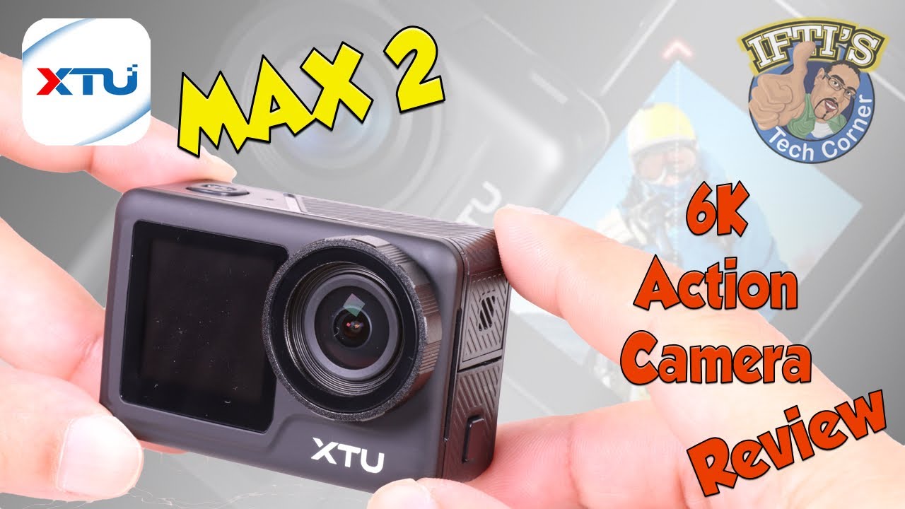 XTU MAX 2 Dual Screen Action Camera - REVIEW & SAMPLE FOOTAGE - YouTube