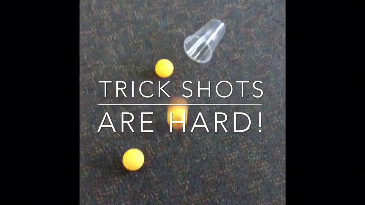 Trick Shots Are Hard - YouTube