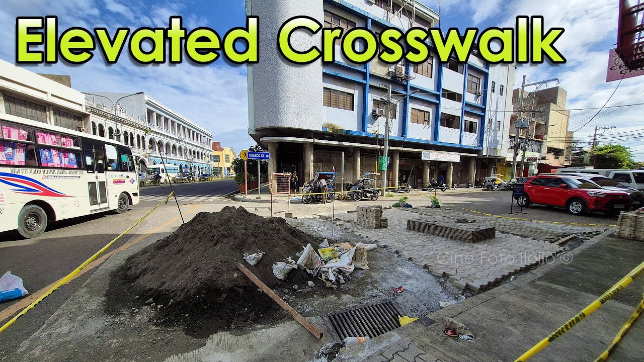 Iloilo City - Elevated Crosswalk at Guanco Street - YouTube