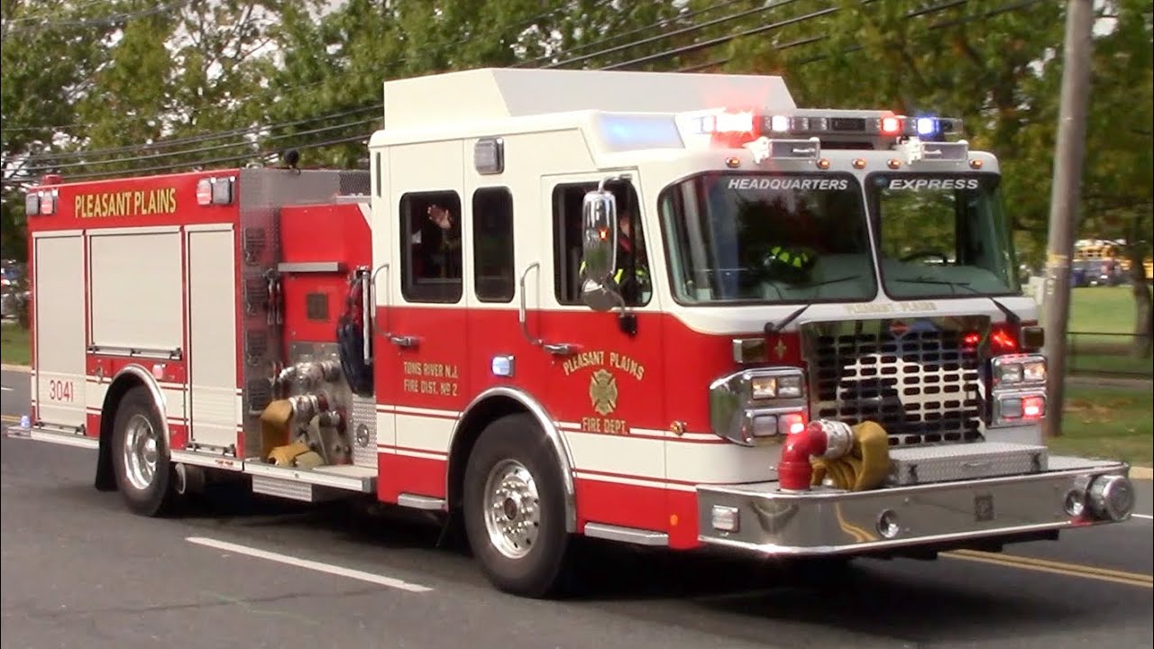 Pleasant Plains Fire Department Engine 3041 Responding 10-26-22 - YouTube