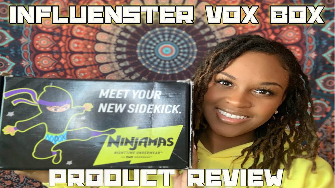 Influenster Vox Box | Ninjamas | Product review - YouTube