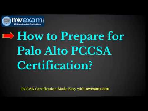 Get Certified in Cybersecurity PCCSA | Palo Alto Networks [Exam Guidance] - YouTube