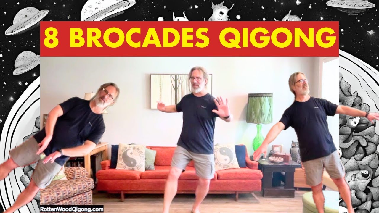 8 Brocades Qigong (Bāduànjǐn 八段錦): Look Behind for the 5 Strains and 7 ...