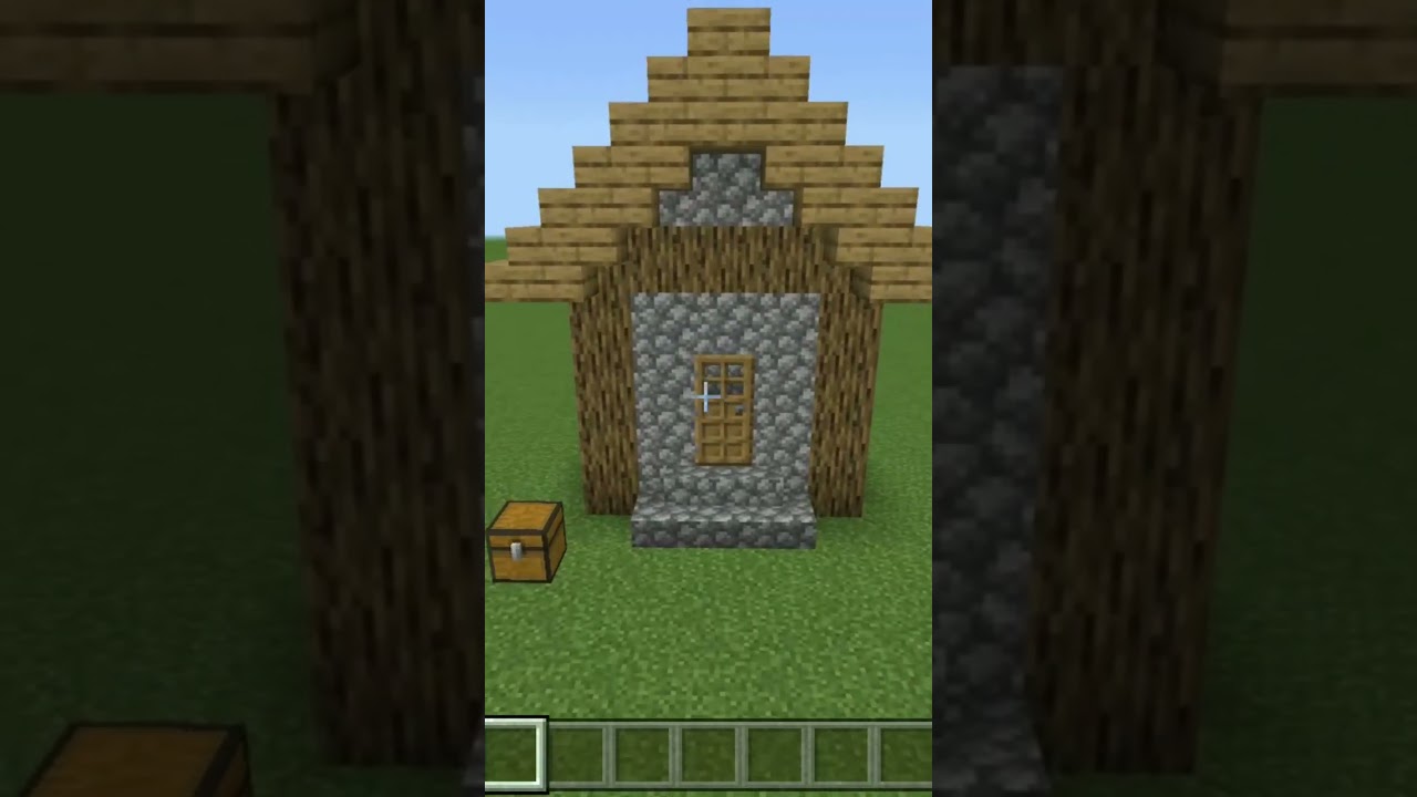 small villager house in minecraft 1.19+ java/bedrock - YouTube