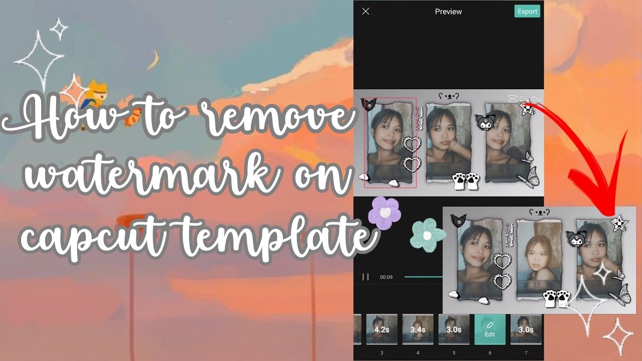How to remove watermark on capcut template 2021 | Only Dara 🌼 - YouTube