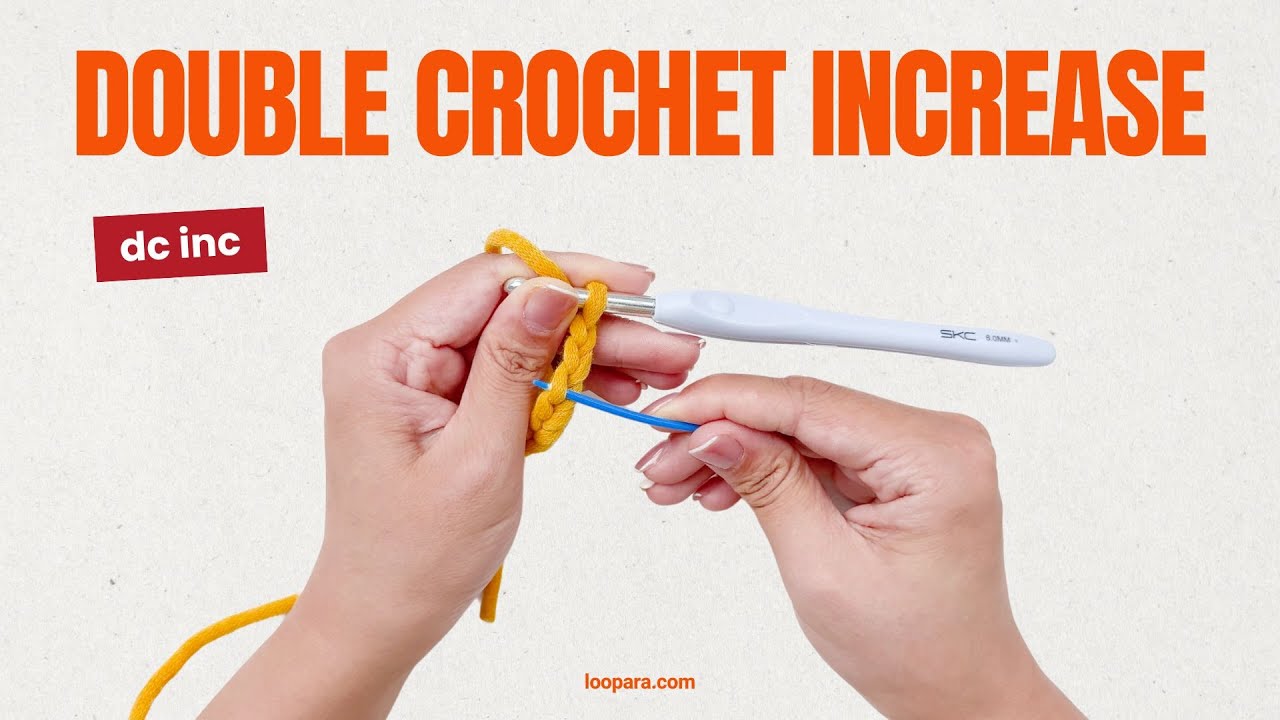 Double Crochet Increase (dc inc) - Easiest Beginner Tutorial - YouTube