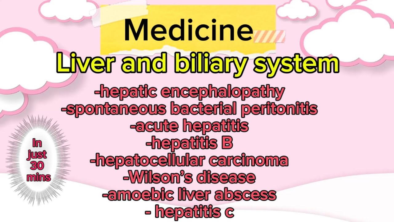 Liver & Biliary System |Hepatic Encephalopathy SBP Acute Hepatitis ...