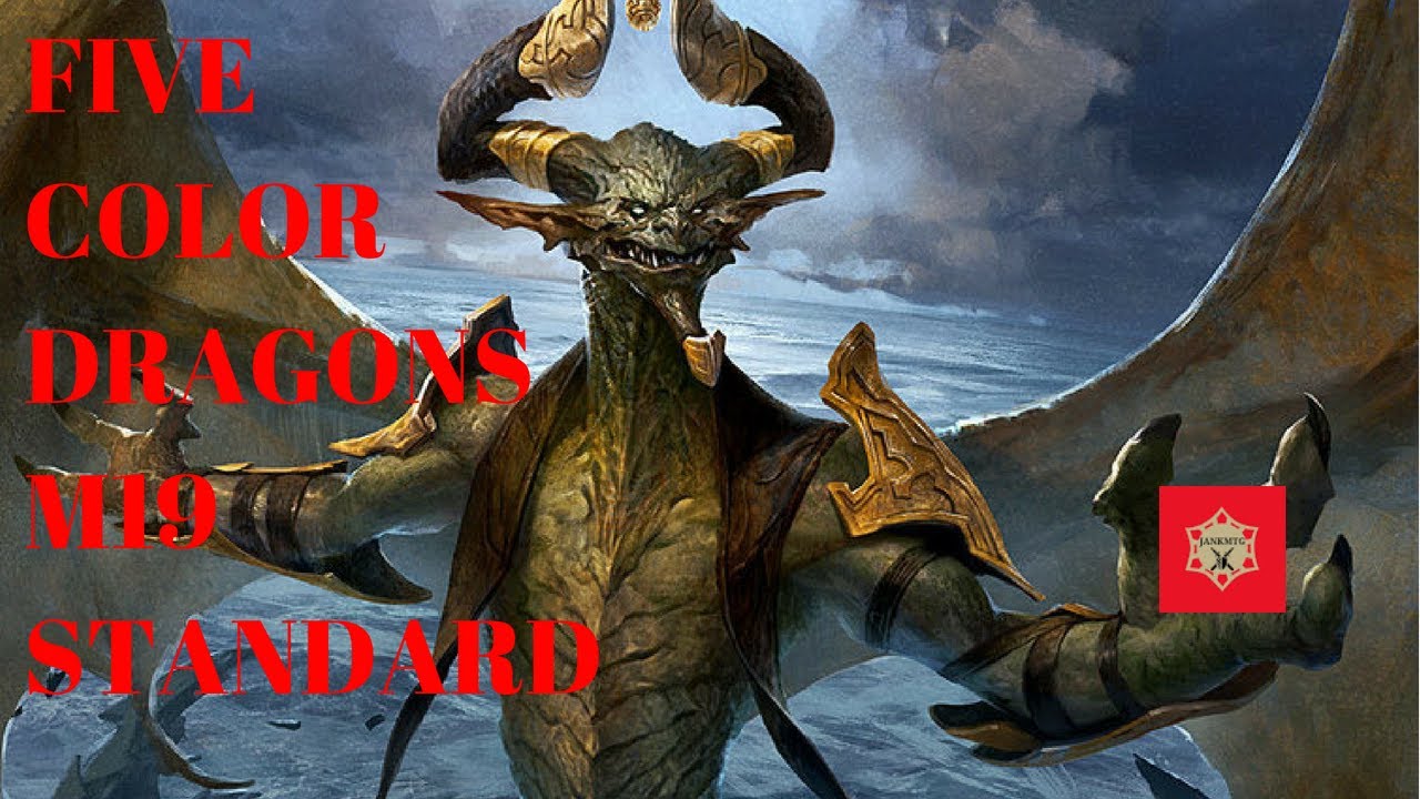 Five Color Dragons M19 Standard Deck Tech And Matches! - YouTube