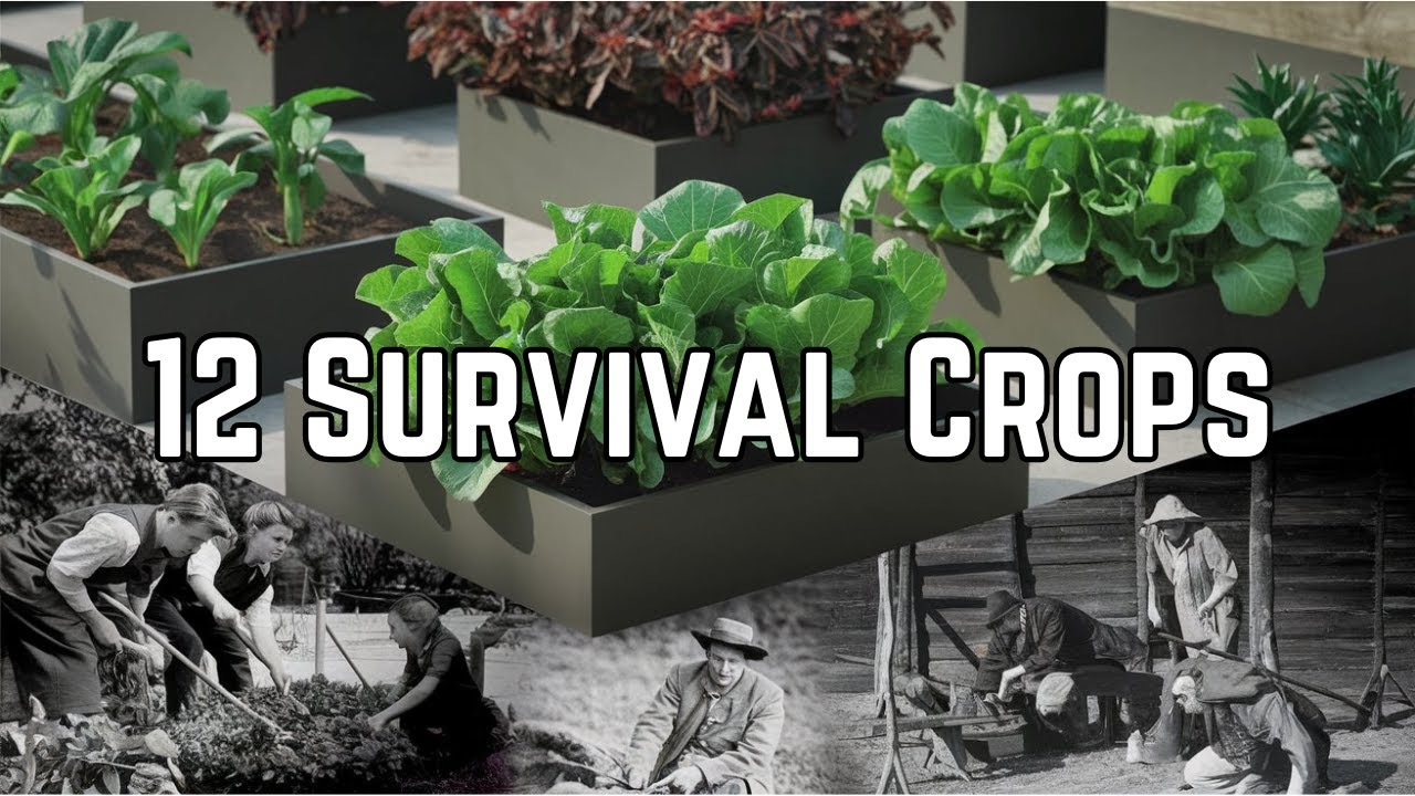 12 Essential Survival Crops to Grow Now for Tough Times! - YouTube