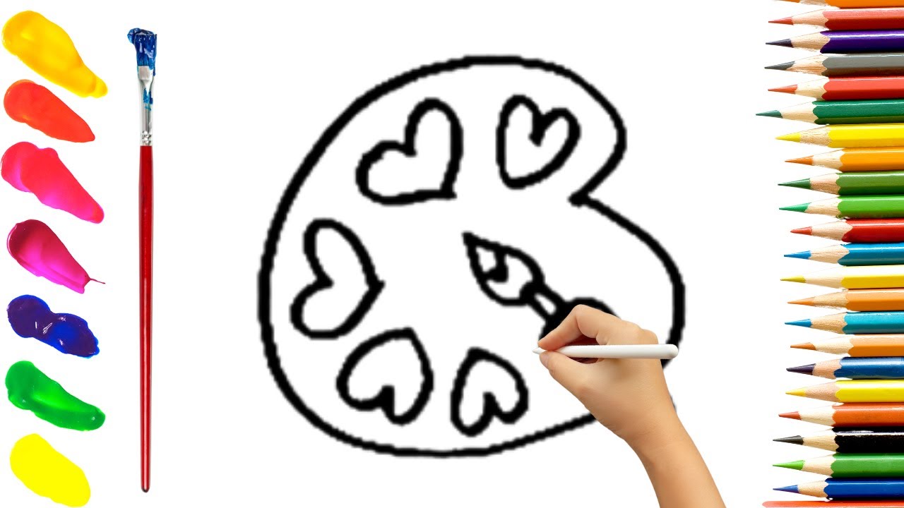 How To Draw cute color pellet Drawing, Painting & Coloring For Kids and ...