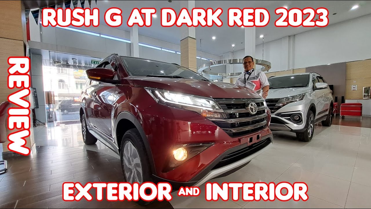 All New Rush G AT Dark Red Tahun 2023 |Review Exterior & Interior Rush ...