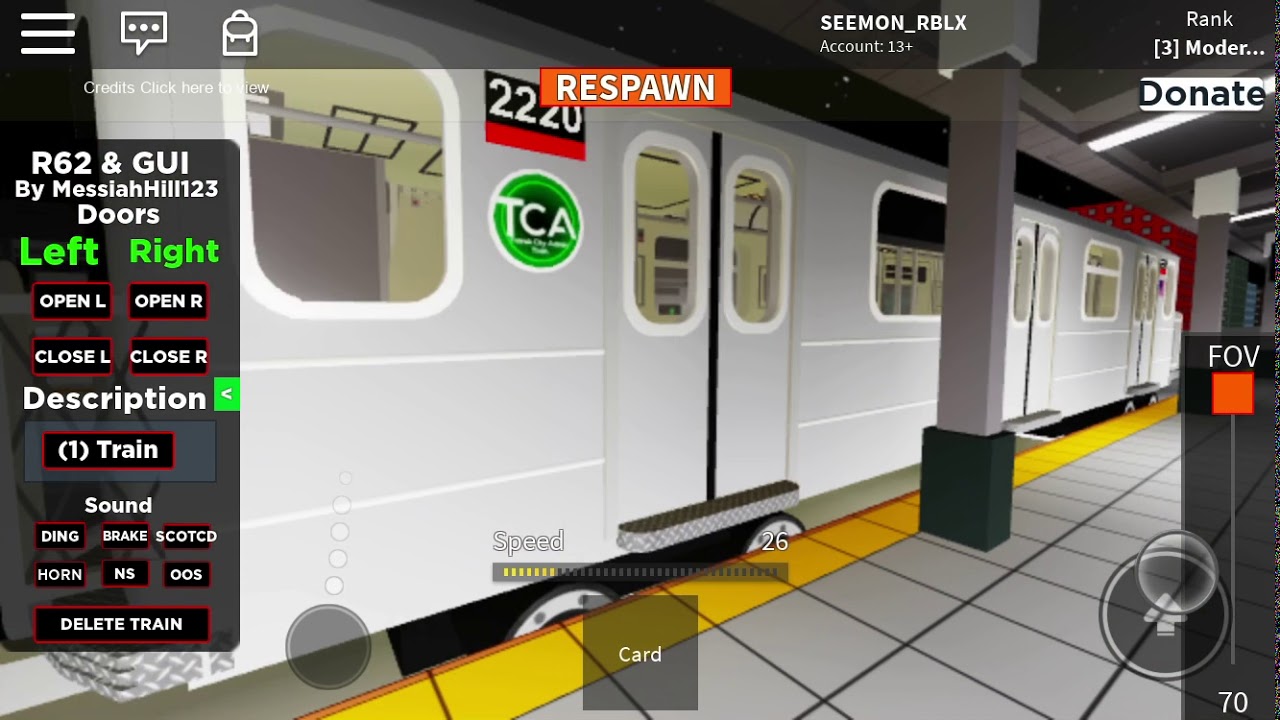 ROBLOX Transit City R62 Railfan *Old and read desc* - YouTube