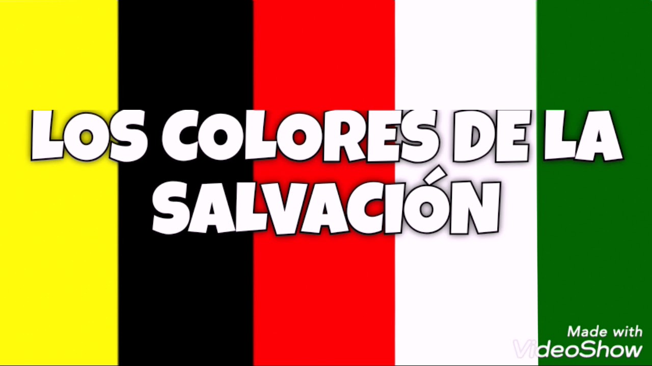 LOS COLORES DE LA SALVACIÓN! 💛⚫ ️⚪💚 - YouTube