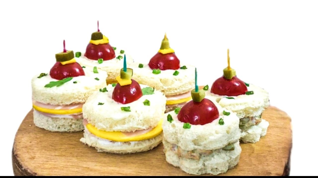 Fancy canapés, perfect for any occasions - YouTube