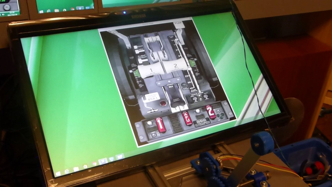Boeing 737 DIY Motorized Throttle Quadrant Test of Auto Throttle ...