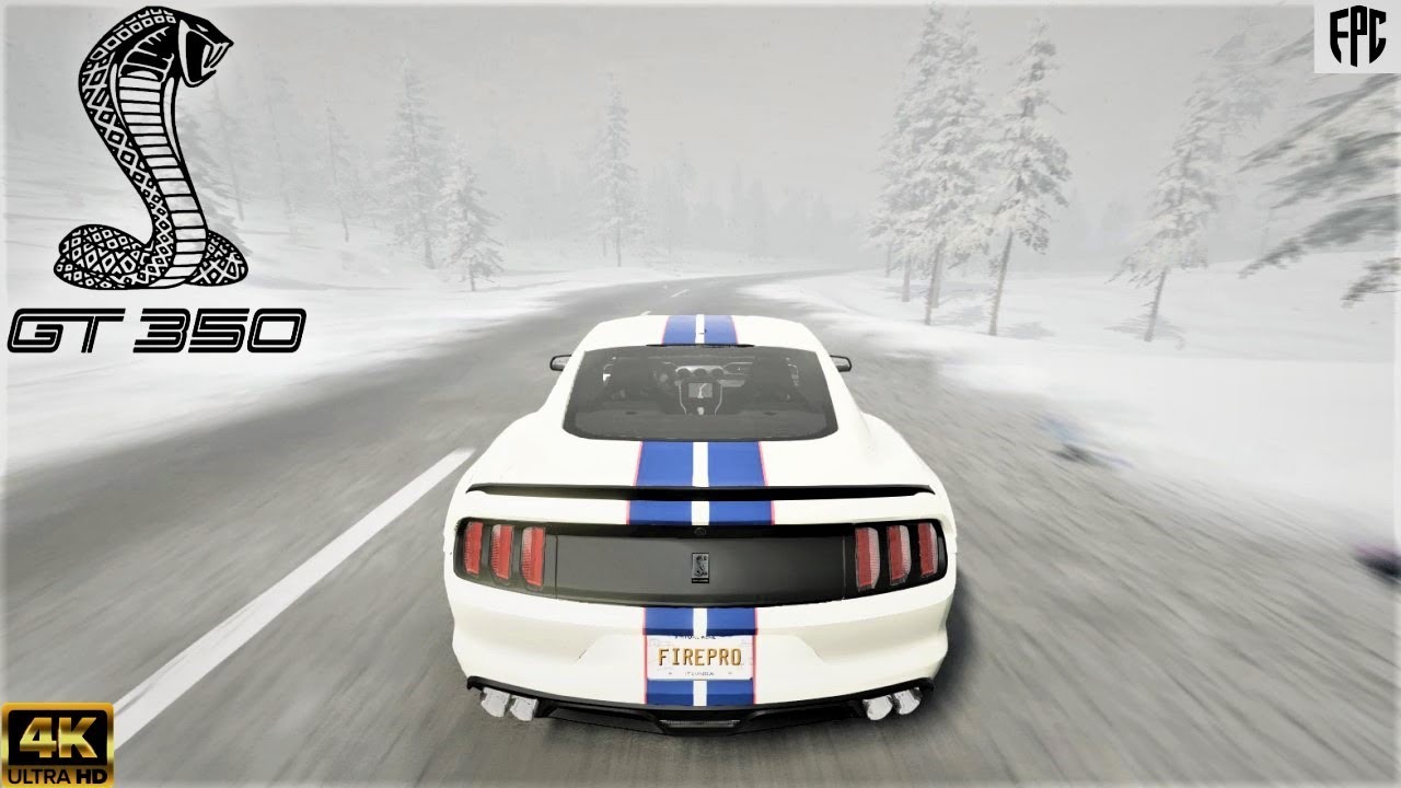 BeamNG.drive Gameplay - The Frozen Forest With Ford Mustang Shelby ...