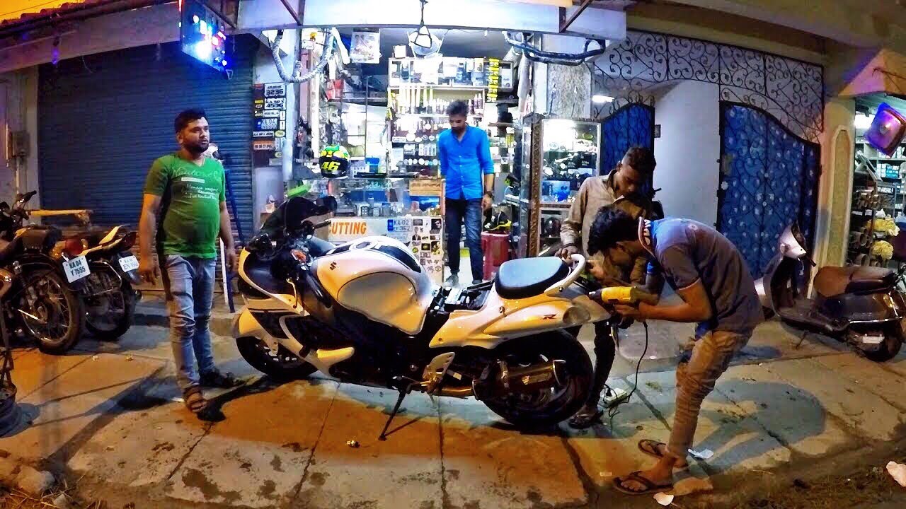 HAYABUSA || NEW LOOKS || NEW STICKERING WORK DONE - YouTube