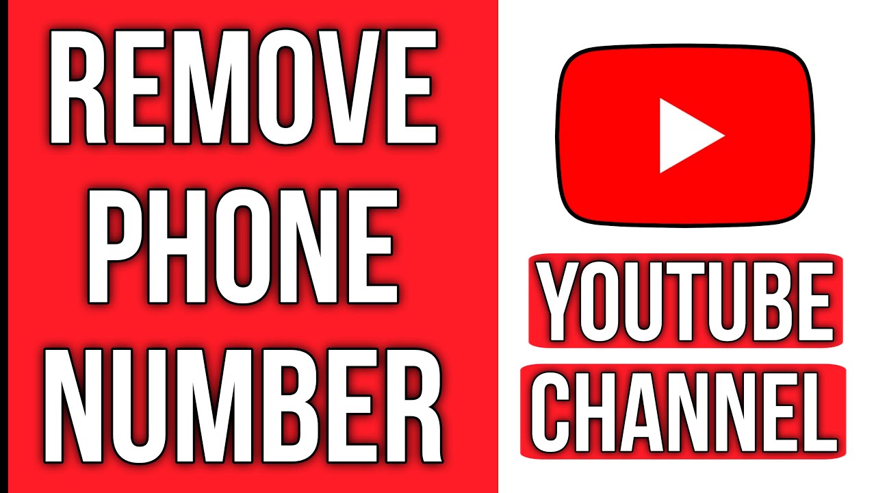 How To Remove Phone Number from YouTube Channel - YouTube
