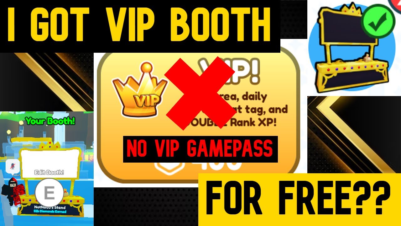 I got the VIP booth for FREE?? (Roblox Pet Simulator X) - YouTube
