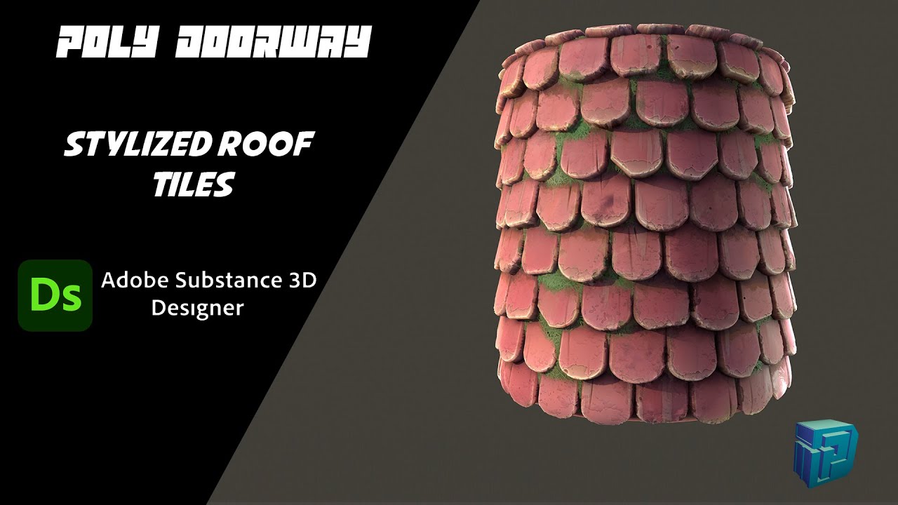 Stylized Roof Tiles - Substance 3D Designer - YouTube