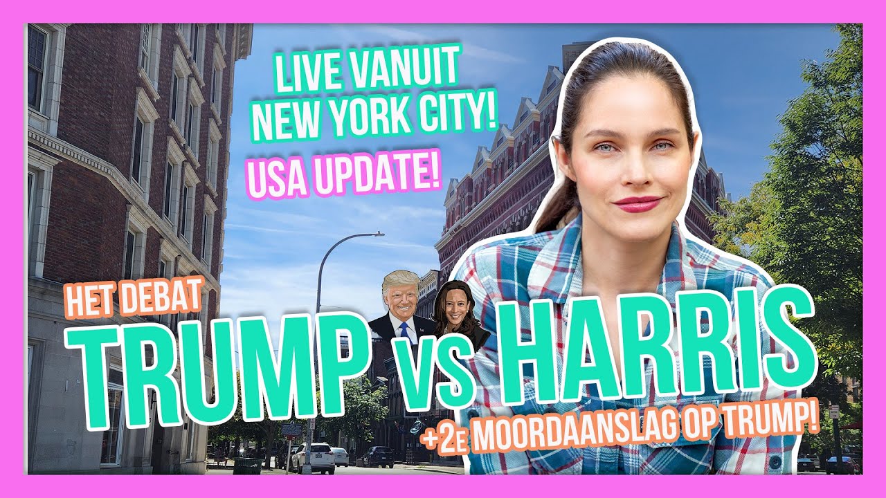 TRUMP vs HARRIS + 2E MOORDAANSLAG OP TRUMP! 😱 - LONNEKE TALKS USA - YouTube