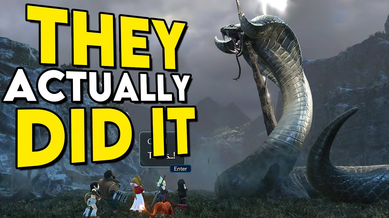 THIS Scene in FF7 Rebirth is going to be AMAZING. MIDGAR ZOLOM FF7 EVER ...