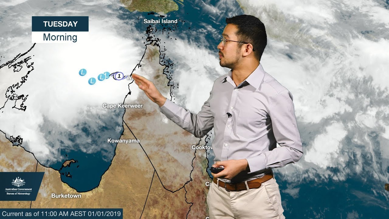 ⚠Severe Weather Update: Tropical cyclone Penny 01 January 2019 - YouTube