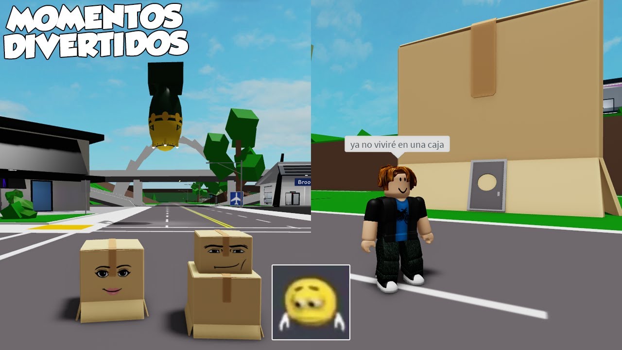 BROOKHAVEN MOMENTOS DIVERTIDOS VESTIDOS DE CAJA (ROBLOX) (PARTE 5 ...