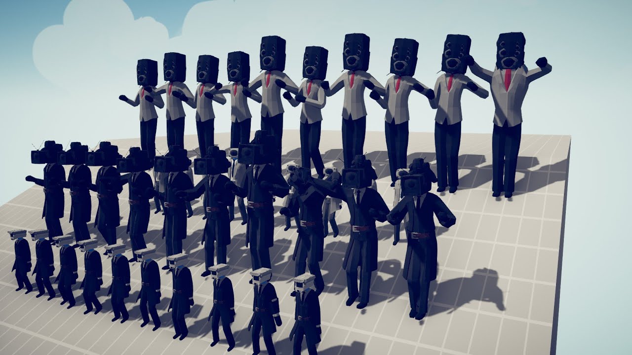 CAMERA MAN vs ALL FACTION | Totally Accurate Battle Simulator - TABS ...