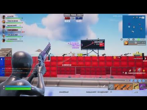 Fortnite red vs blue crazy match