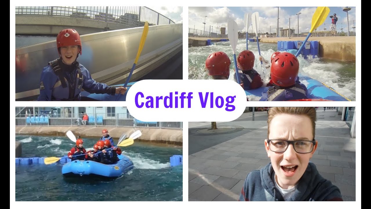 White Water Rafting in Cardiff | Actually Adam - YouTube