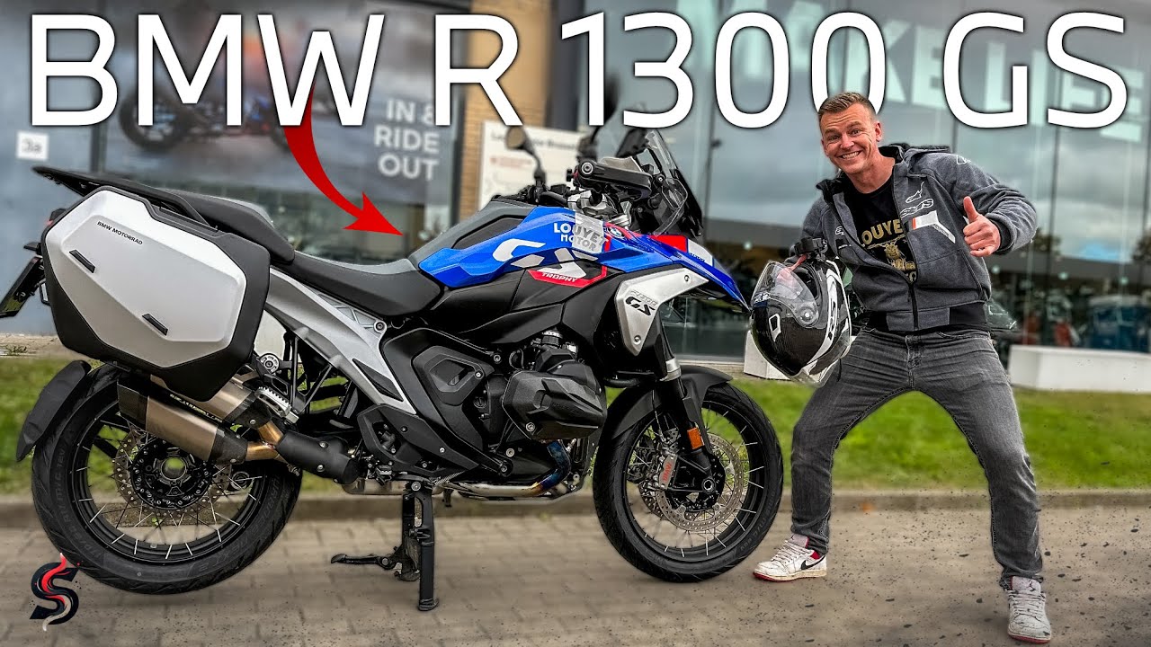 BMW R1300 GS First Ride Review | It's AWESOME! - YouTube