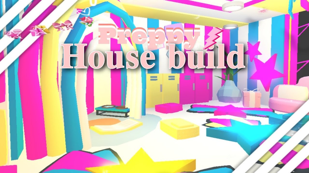 Adopt me tiny house build challenge ( Preppy) - YouTube