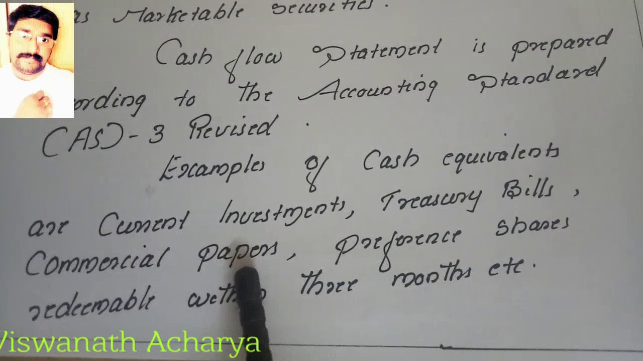 Cash flow statement - meaning and format part 1 - YouTube