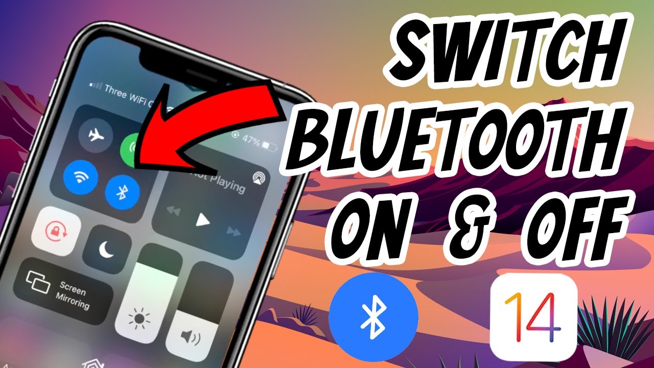 How to Turn On and Off Bluetooth on your iPhone - YouTube