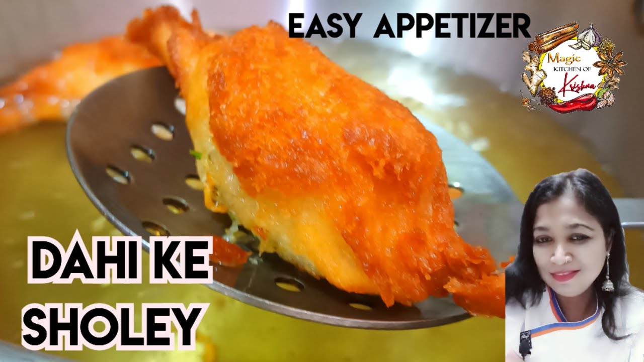 The Viral Snack | Quick & Easy Party Appetizer/ Dahi ke sholay/ Magic ...
