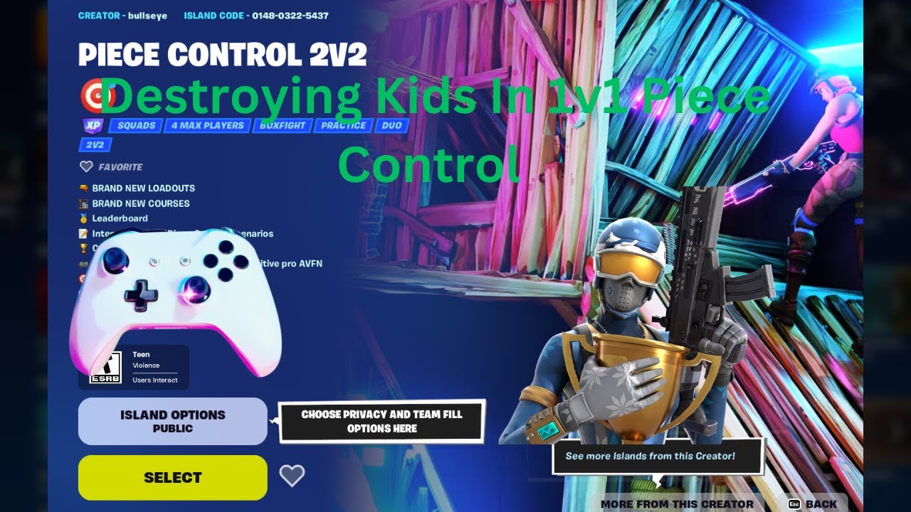 Destroying kids in 1v1 Piece control - YouTube