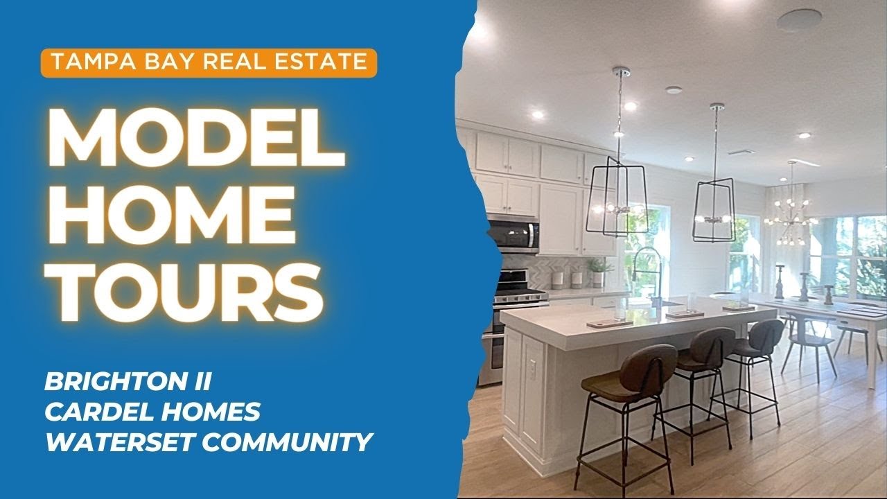 Waterset Apollo Beach Model Home Tour | Cardel Homes | Brighton 2 - YouTube