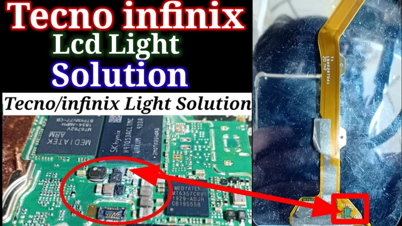 Infinix/ Tecno Mobiles Lcd Light Solution (Display Light Jumper) - YouTube