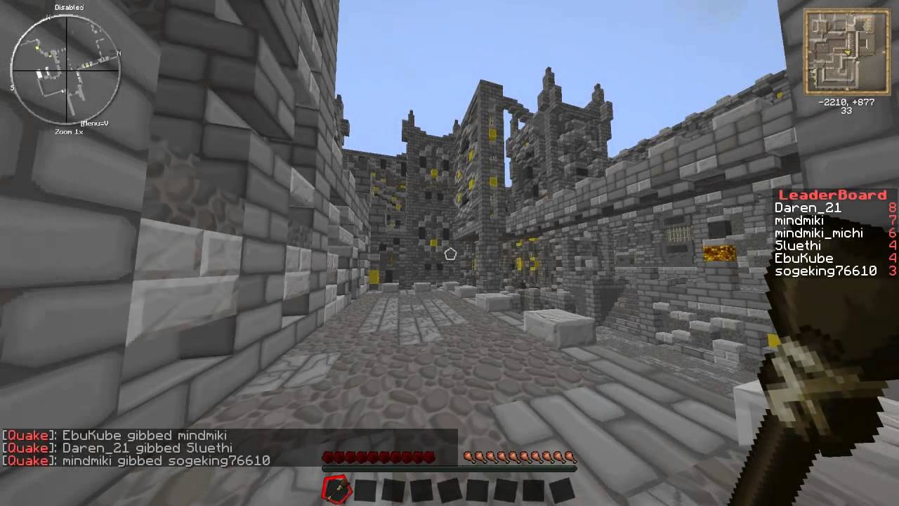 Lets Play Minecraft Quakecraft #001 - YouTube