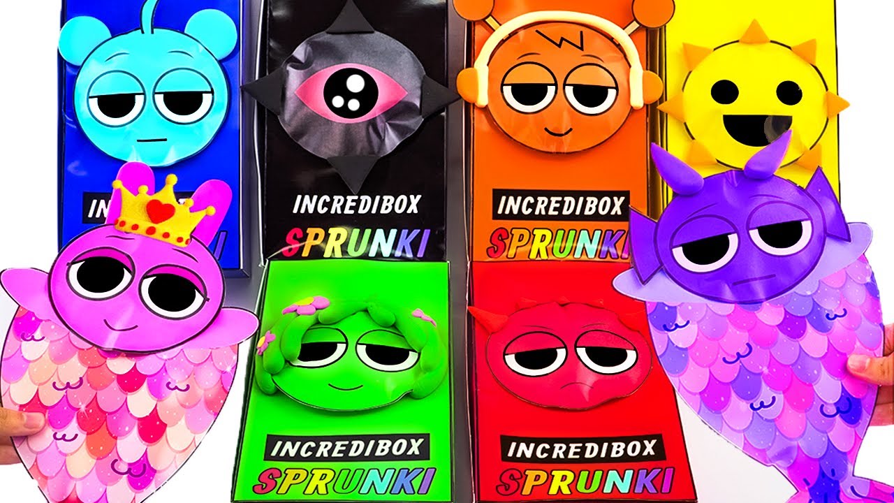 Paper DIY💖 Cute Unboxing INCREDIBOX Blind Box, How to make Mr.Blind Bag ...