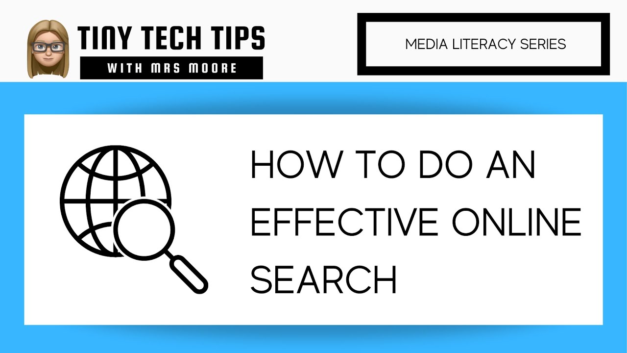 How to do an Effective Online Search - YouTube