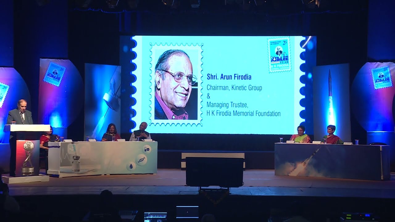 Shri Arun Firodia Welcome Speech at 25th H K FIRODIA AWARDS CEREMONY ...