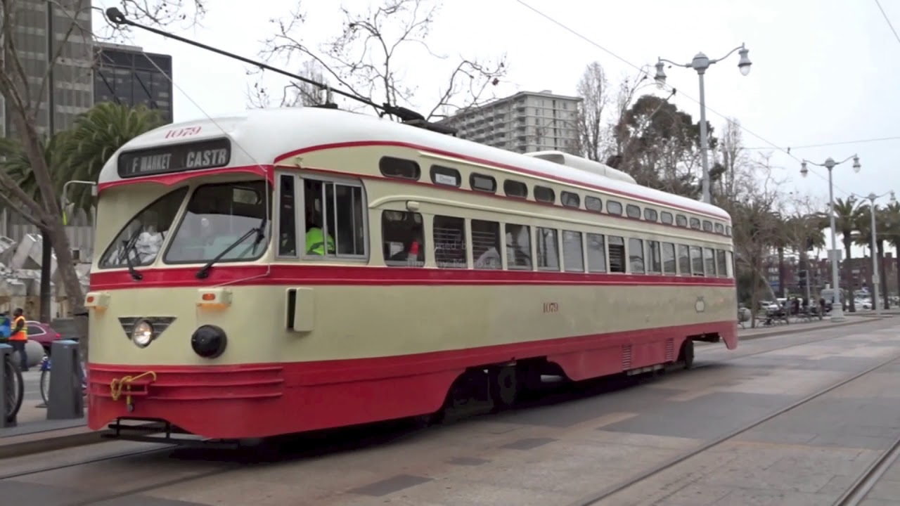 The F Line - Heritage Streetcars in San Francisco 2018 - YouTube