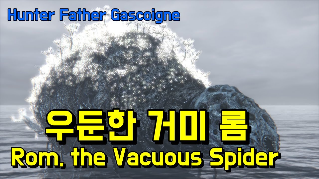Bloodborne ⑧ 우둔한 거미 롬(Rom, the Vacuous Spider) - YouTube
