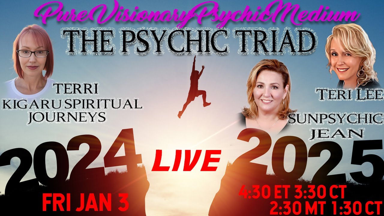 NEW YEAR PSYCHIC MEDIUM READINGS! LIVE!! THE PSYCHIC TRIAD!!! JOIN US ...
