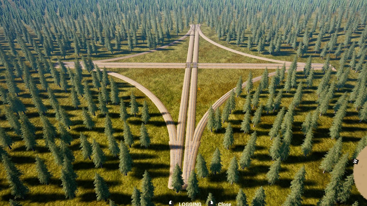 Building Double Tracks To Iron Works Railroads Online Pine Valley Ep 13 ...